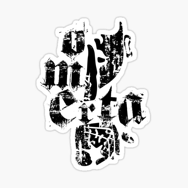 "Old School Gentleman Stay Silent - Code of silence Omerta" Sticker for ...