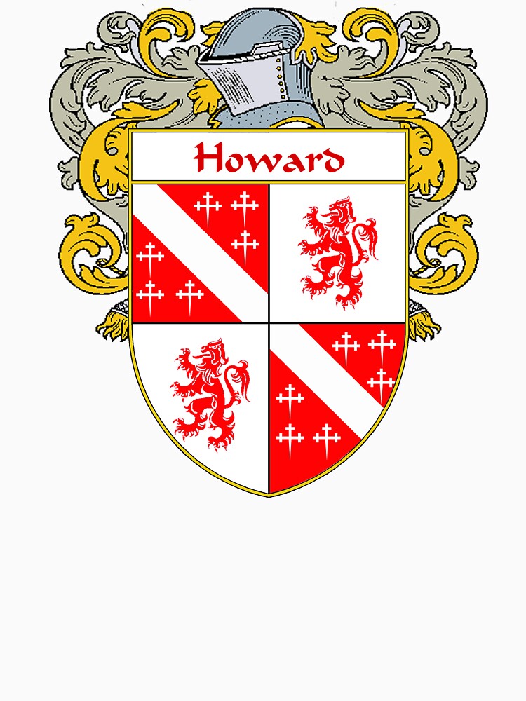 "Howard Irish Coat of Arms/Family Crest" T-shirt for Sale by IrishArms ...