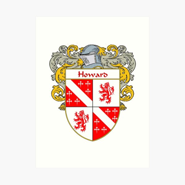 "Howard Irish Coat of Arms/Family Crest" Art Print by IrishArms | Redbubble