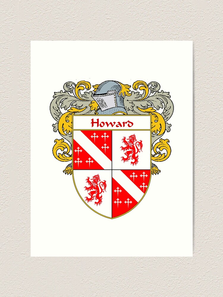"Howard Irish Coat of Arms/Family Crest" Art Print by IrishArms | Redbubble