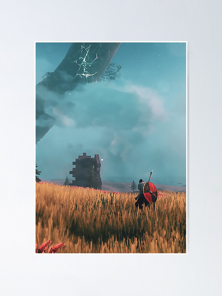 "Valheim plains" Poster by TeEmporium | Redbubble