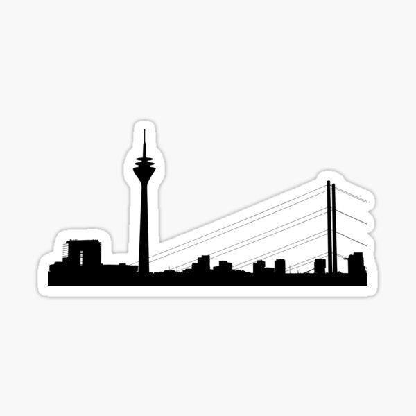 Dusseldorf Sticker For Sale By Chelseavine Redbubble 