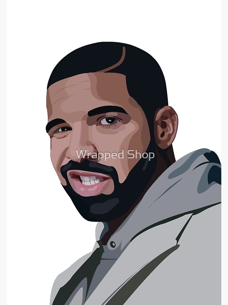 "Drake Digital Artwork" Poster by AnnaFederica | Redbubble