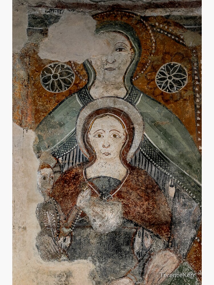 "Virgin Mary with her mother, Saint Anne" Sticker for Sale by ...