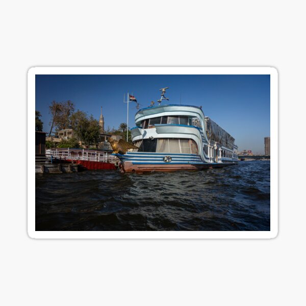 "River Nile Cruise Ship" Sticker for Sale by SMartin | Redbubble