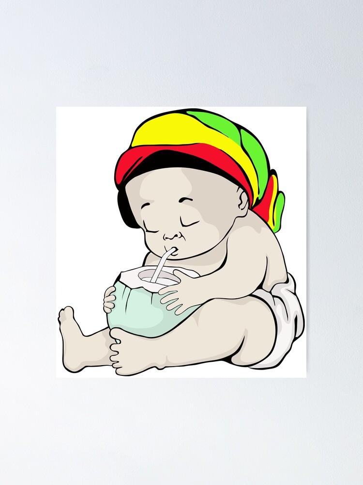 Poster « bébé rasta », par ekaivaega | Redbubble