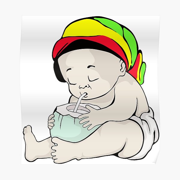 Poster « bébé rasta », par ekaivaega | Redbubble