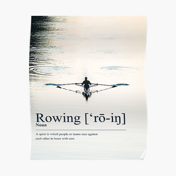 "Rowing" Poster for Sale by gammington | Redbubble