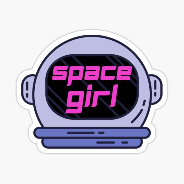 "Space Girl" Sticker for Sale by ellisprints | Redbubble