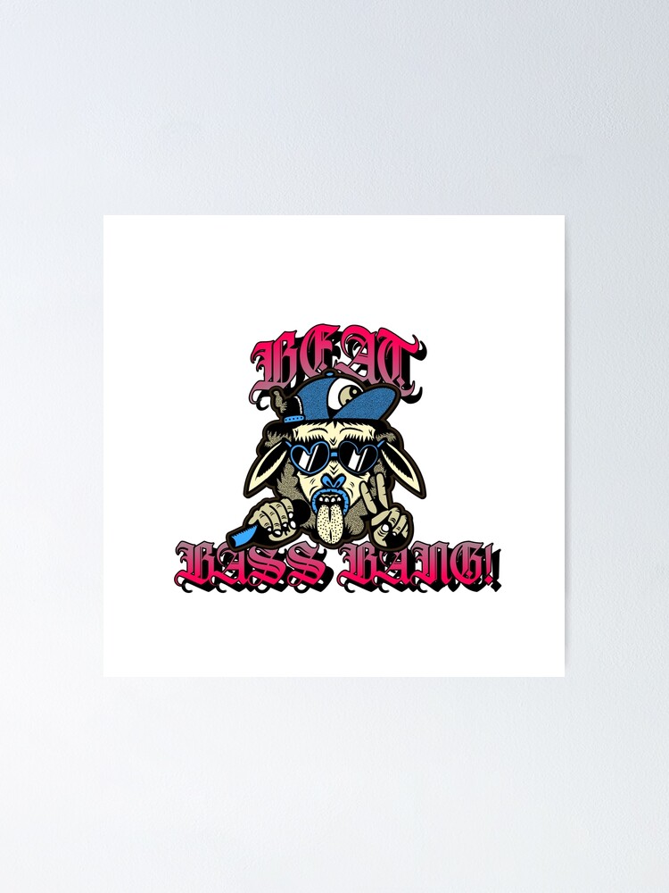 "Hip hop Goat" Poster by Thiabi | Redbubble