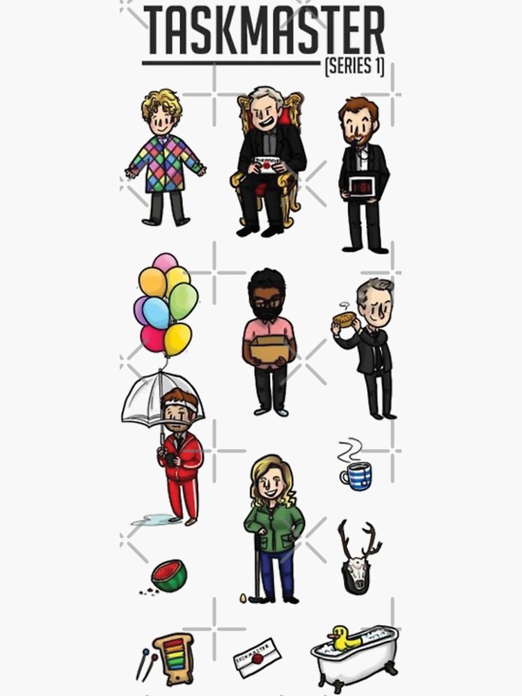 "Taskmaster Pack" Sticker for Sale by everythingManga | Redbubble