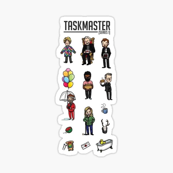 "Taskmaster Pack" Sticker for Sale by everythingManga | Redbubble