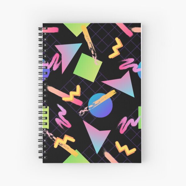 "80s Graphics Design 04" Spiral Notebook for Sale by Mean-Musician ...