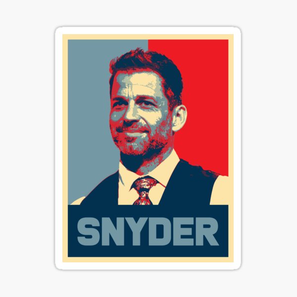 "Zack Snyder" Sticker by GraphicPapel | Redbubble