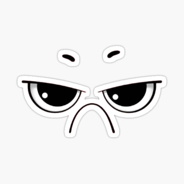 "Angry emoji face" Sticker for Sale by hafizullah | Redbubble