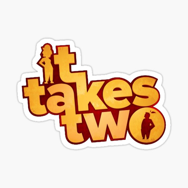 "It takes two logo" Sticker for Sale by Ka1seR | Redbubble