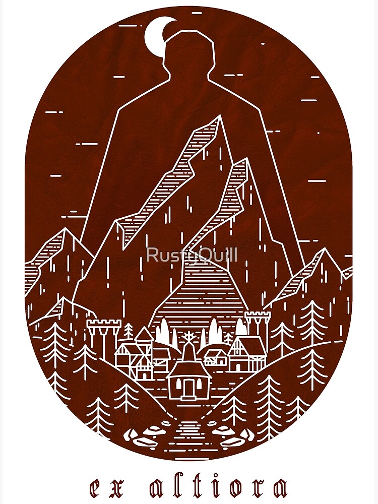 "Ex Altiora Cover" Poster for Sale by RustyQuill | Redbubble