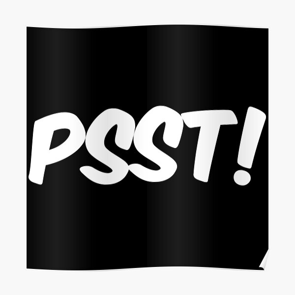 Póster «EXPRESIÓN PINOY FILIPINO PSST» de aydapadi | Redbubble