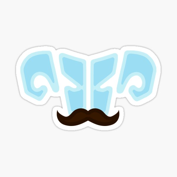 "Braum - Now with Extra Moustache" Sticker for Sale by Bleepsy | Redbubble