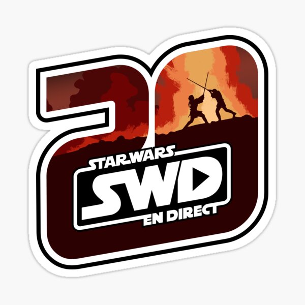 "SWD 20th Anniversary logo - ROTS" Sticker for Sale by swendirect ...