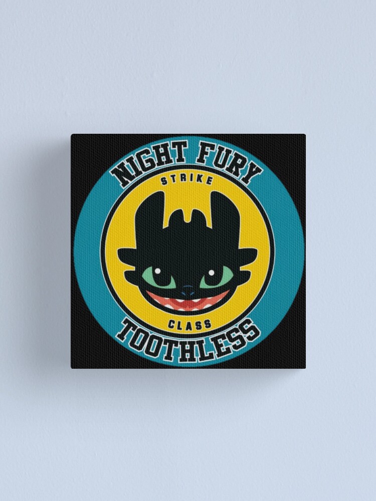 "Toothless Night Furry Logo" Canvas Print by artask | Redbubble