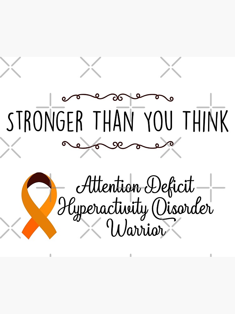 "ADHD Warrior, ADHD Awareness, Attention Deficit Hyperactivity Disorder ...