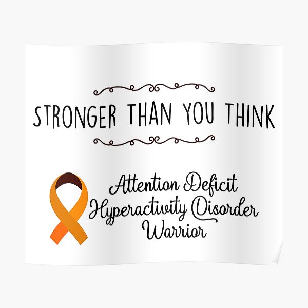 "ADHD Warrior, ADHD Awareness, Attention Deficit Hyperactivity Disorder ...