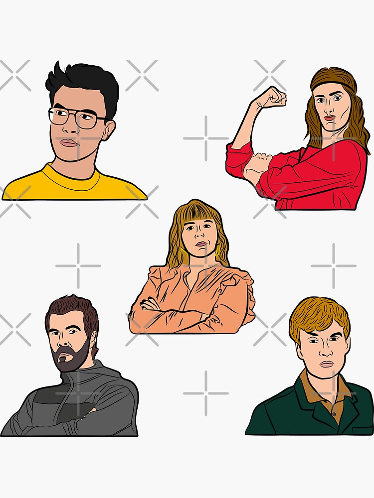 "Taskmaster - Series 7 Cast" Sticker for Sale by MarinaMenezzes | Redbubble