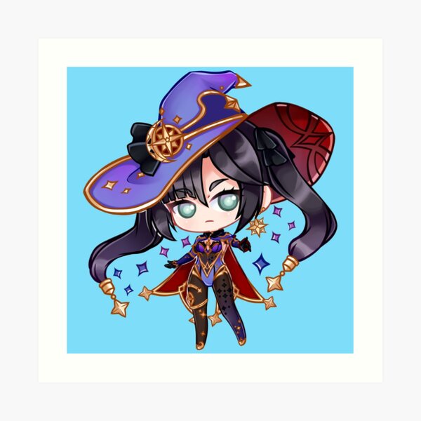 Mona Chibi Art Prints | Redbubble