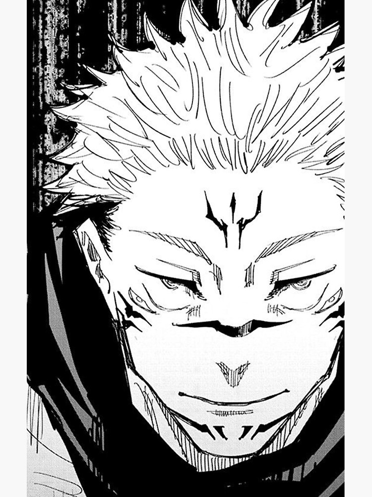 "sukuna in yuiji body" Sticker for Sale by kingjoestar | Redbubble