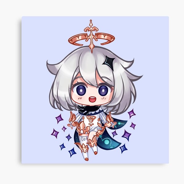 Genshin Impact Paimon Chibi Canvas Prints | Redbubble