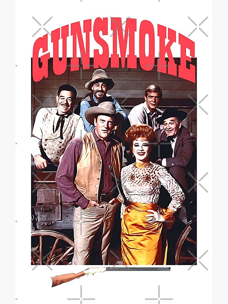 "Cast of Gunsmoke Mat Dillon and Kitty, Doc and Festus" Poster by ...