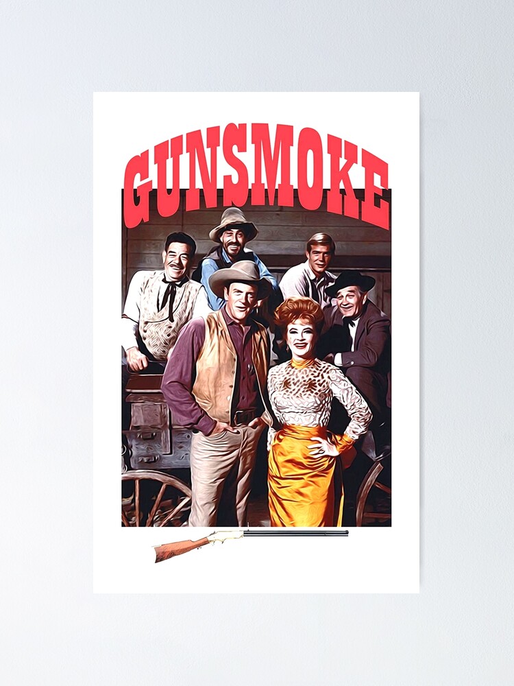 "Cast of Gunsmoke Mat Dillon and Kitty, Doc and Festus" Poster by ...