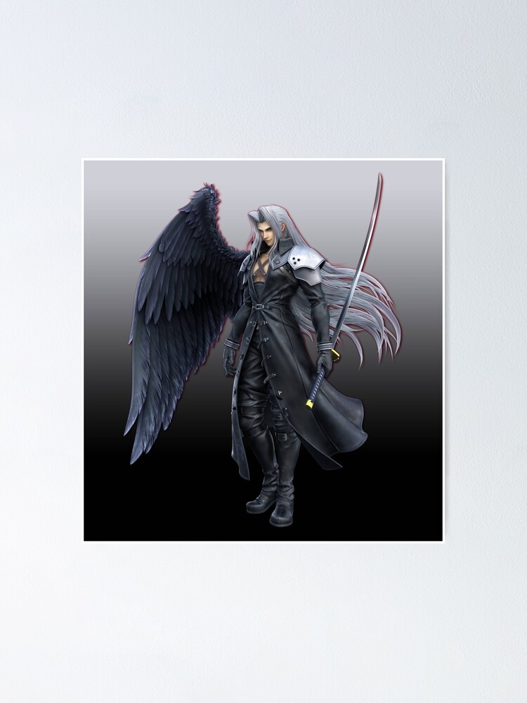 "Sephiroth Smash Render" Poster for Sale by TheSmashStash | Redbubble