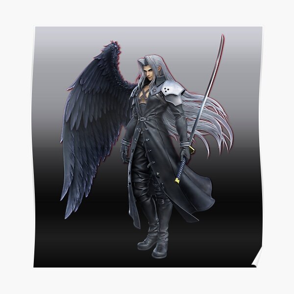 "Sephiroth Smash Render" Poster for Sale by TheSmashStash | Redbubble