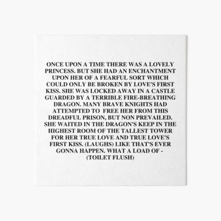 "Shrek script introduction" Art Board Print for Sale by simplysharon ...