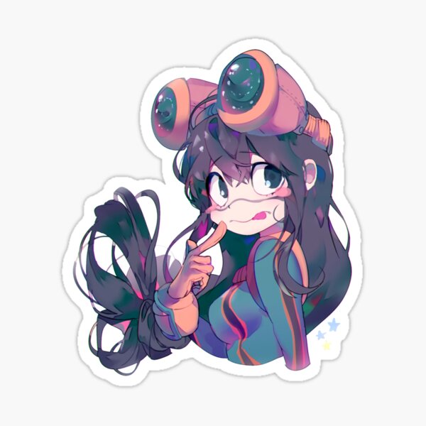 "Boku no Hero Academia - Tsuyu Asui" Sticker for Sale by pizby | Redbubble