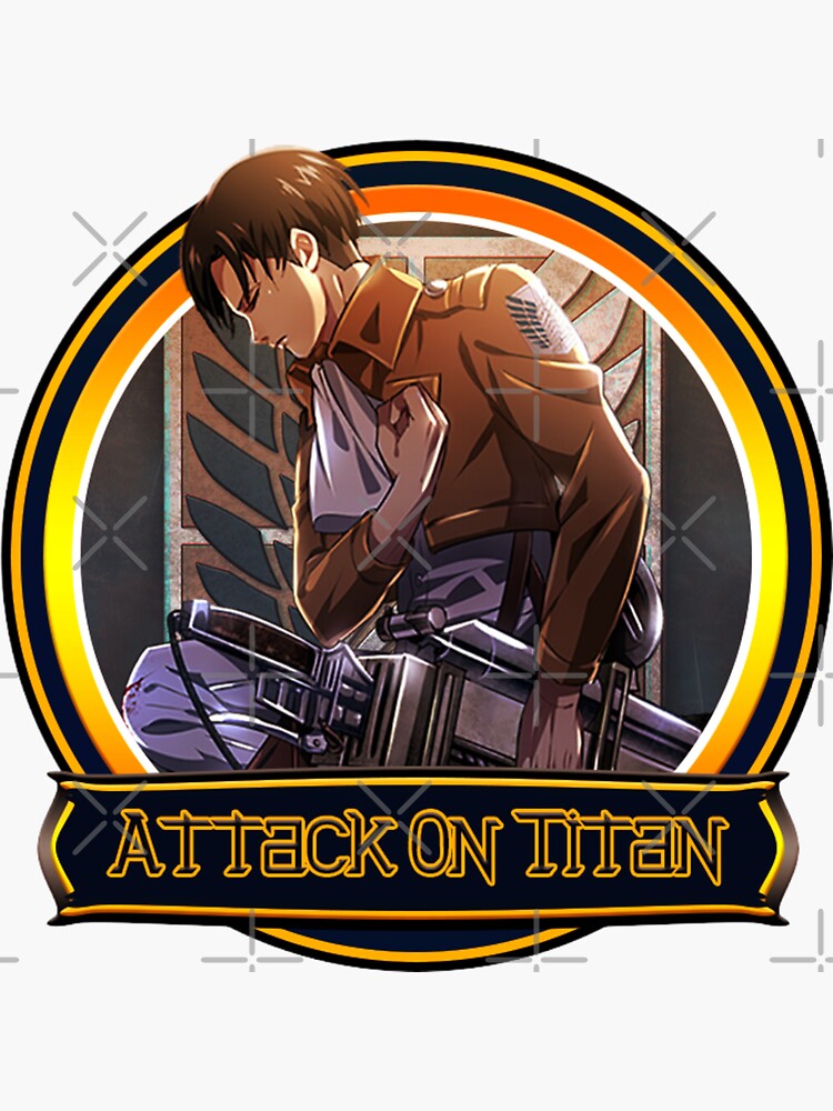 "AOT" Sticker for Sale by Crickto | Redbubble
