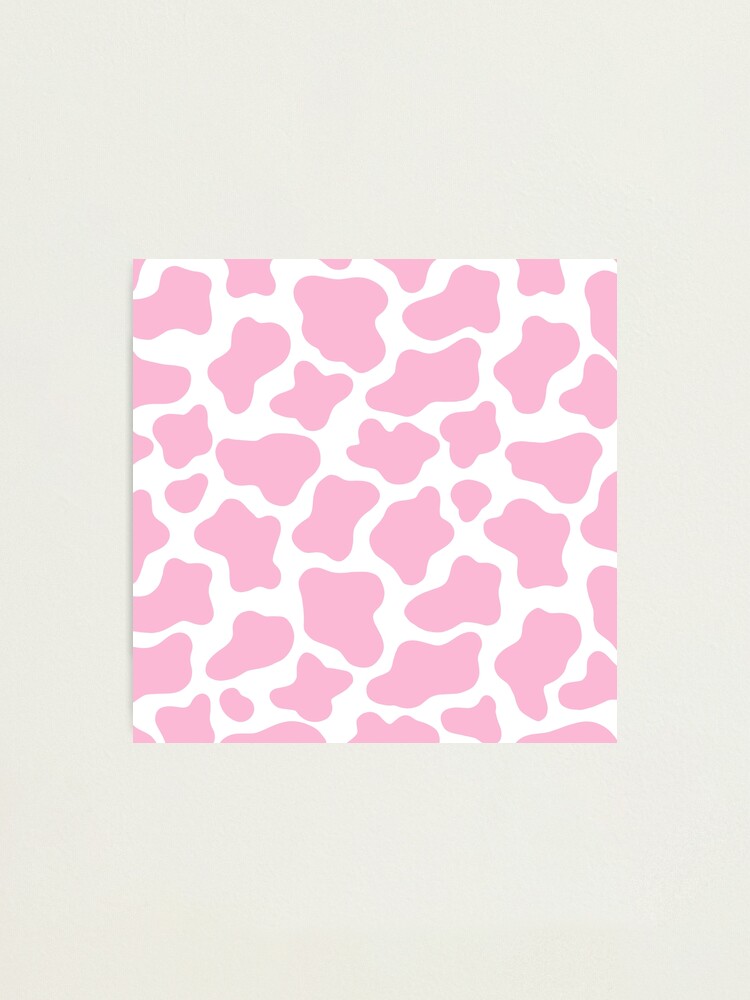 "Pink Cow Print" Photographic Print for Sale by Quote-Girl | Redbubble