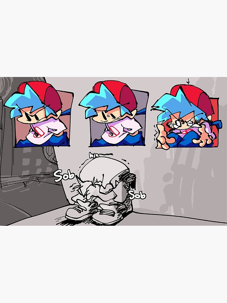 "Friday Night Funkin Boyfriend characters" Poster for Sale by prinwiza ...