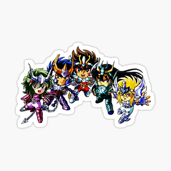 "saint seiya art" Sticker for Sale by taganhoppe | Redbubble