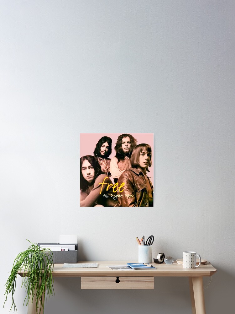 "Free All Right Now Band Poster" Poster for Sale by NinaJG007 | Redbubble