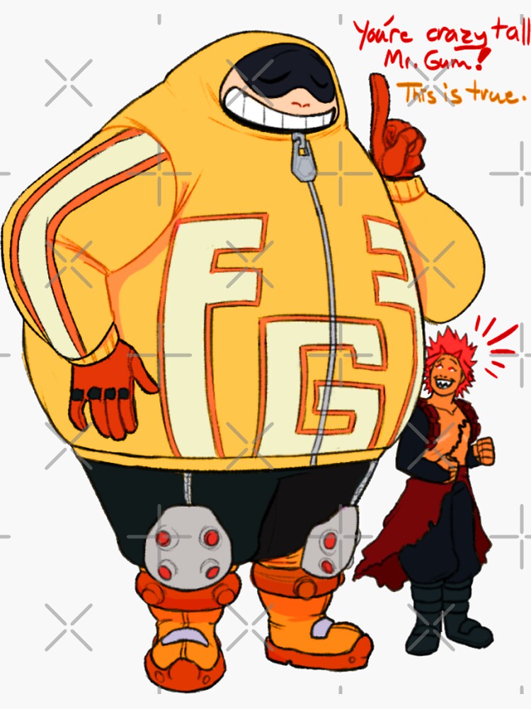 "Funny Fatgum" Sticker for Sale by Addieez | Redbubble