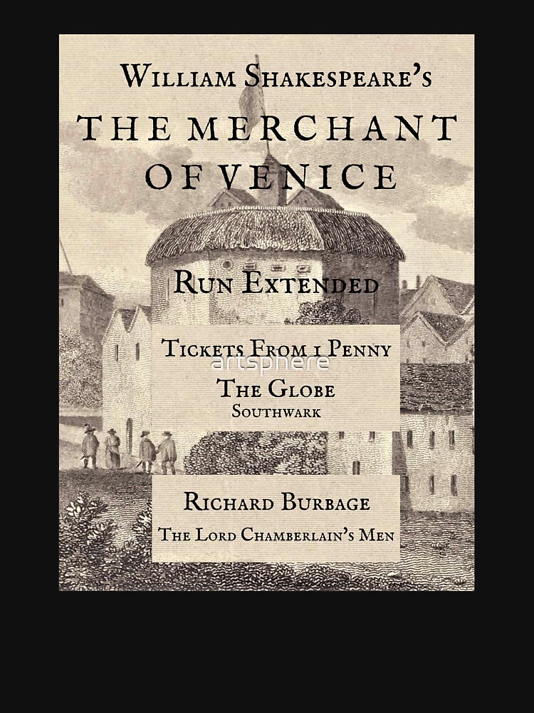 "William Shakespeare ~ The Merchant of Venice ~ The Globe Theatre ...