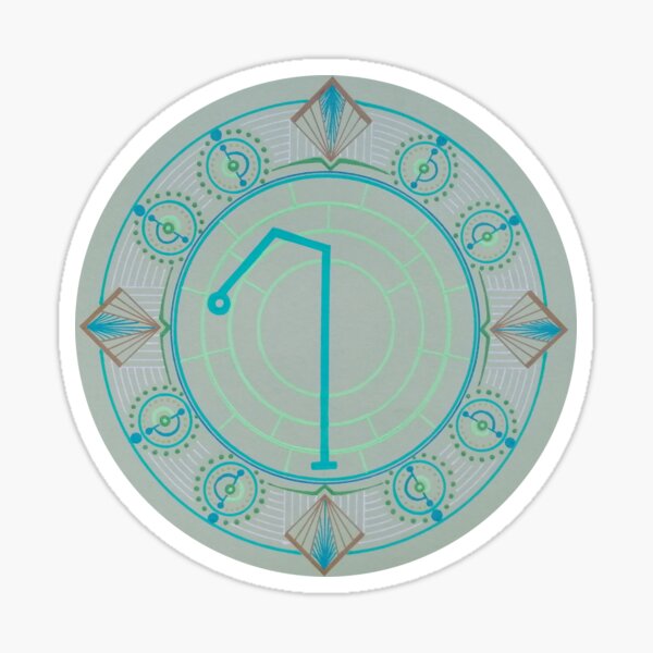 "Archangel Raphael Sigil " Sticker for Sale by NoriaArtstudio | Redbubble