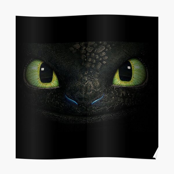 "Toothless face" Poster for Sale by artask | Redbubble