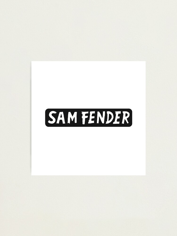 "Sam Fender Logo" Photographic Print by jellevossen | Redbubble