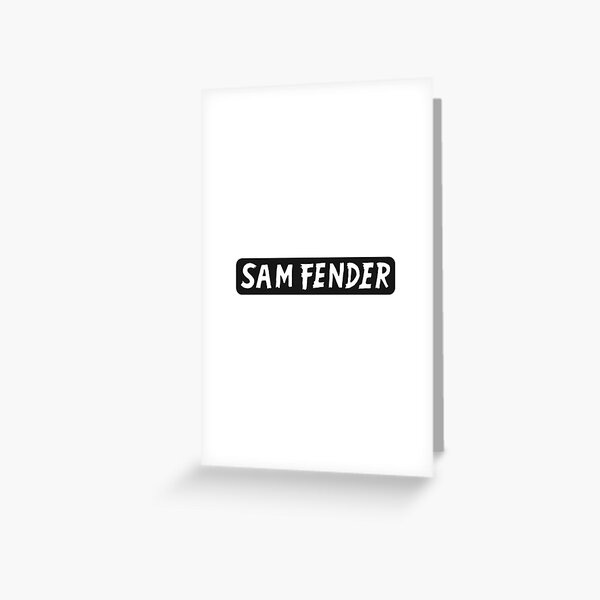 "Sam Fender Logo" Greeting Card for Sale by jellevossen | Redbubble
