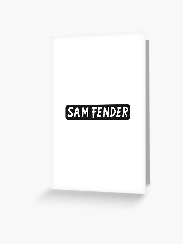 "Sam Fender Logo" Greeting Card for Sale by jellevossen | Redbubble