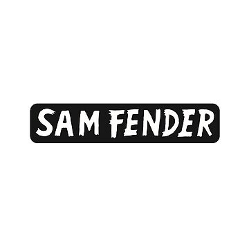 "Sam Fender Logo" Poster for Sale by jellevossen | Redbubble
